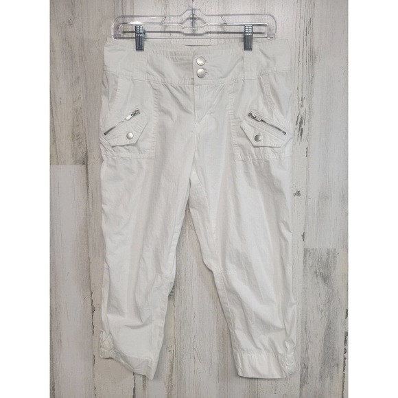 Calvin Klein | Pants & Jumpsuits | Calvin Klein Capri Women 6 White ...